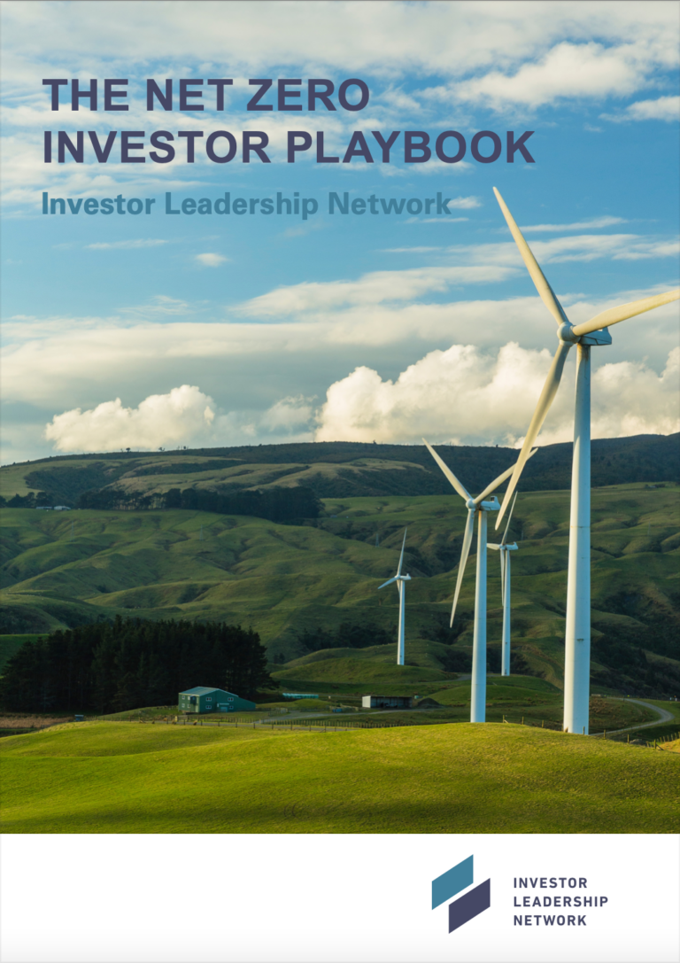 Net Zero Investor Playbook - Investor Leadership Network